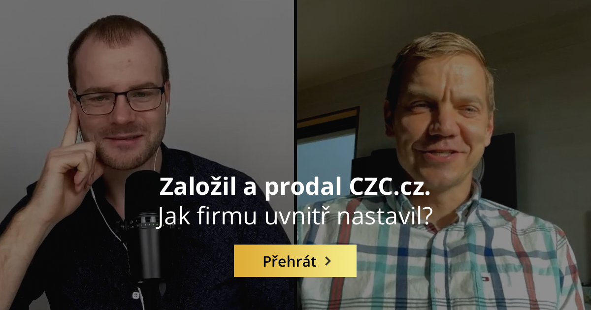 Josef Matějka: Jak nastavil řízení CZC.cz?
